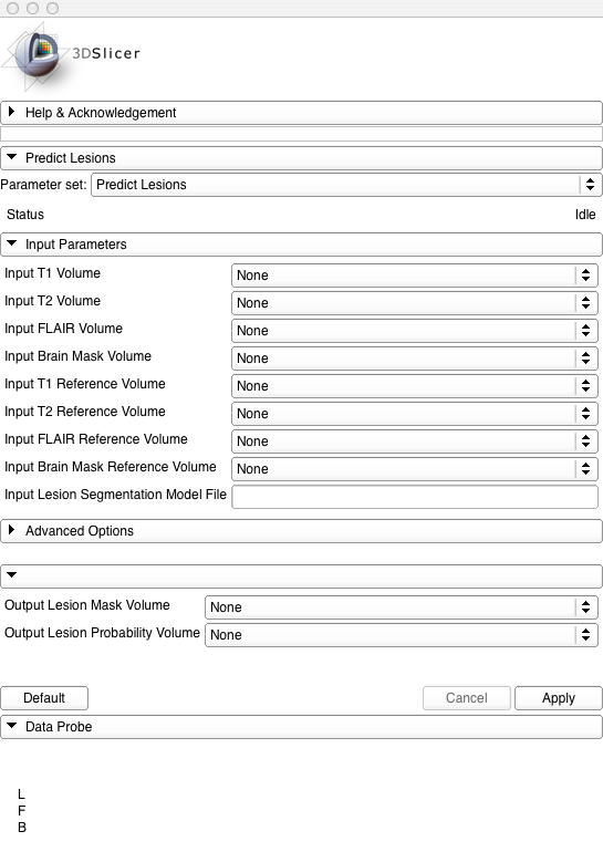 Documentation/Nightly/Modules/PredictLesions - Slicer Wiki