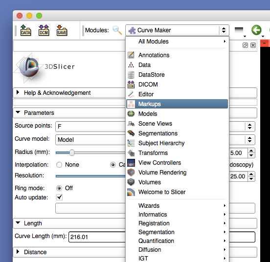 Documentation/4.8/Extensions/CurveMaker - Slicer Wiki
