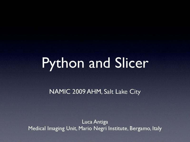 File:ProjectWeekBreakout2009 SlicerPython.pdf - Slicer Wiki