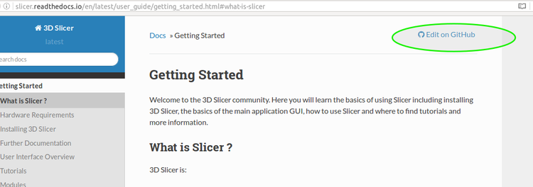 Documentation/Labs/DocumentationImprovments - Slicer Wiki
