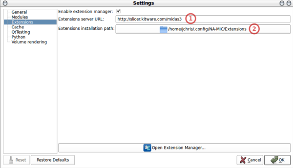 Documentation/4.2/SlicerApplication/ExtensionsManager - Slicer Wiki