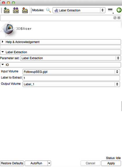 Documentation/4.10/Modules/LabelExtraction - Slicer Wiki