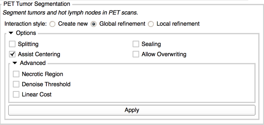 Documentation/4.10/Modules/PETTumorSegmentEditorEffect - Slicer Wiki