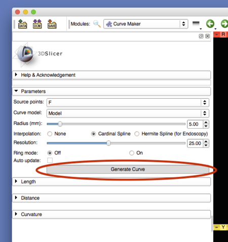 Documentation/4.8/Extensions/CurveMaker - Slicer Wiki
