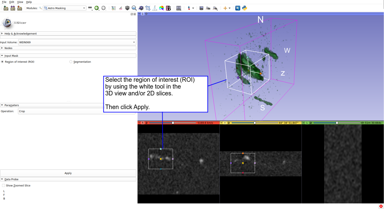 Documentation/Nightly/Modules/AstroMasking - Slicer Wiki
